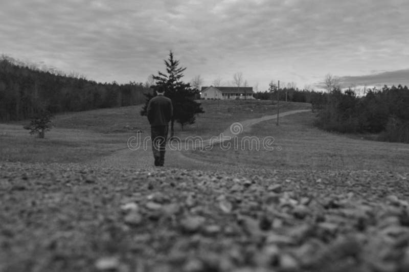 The Long Road Home stock photo. Image of black, countryside - 172615724
