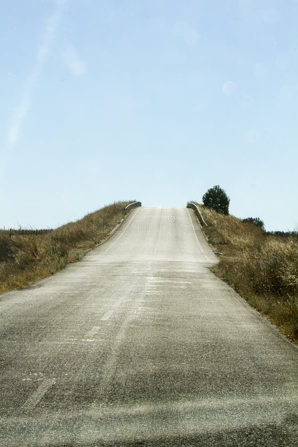 Long road stock photo. Image of asphalt, perspective - 105997456