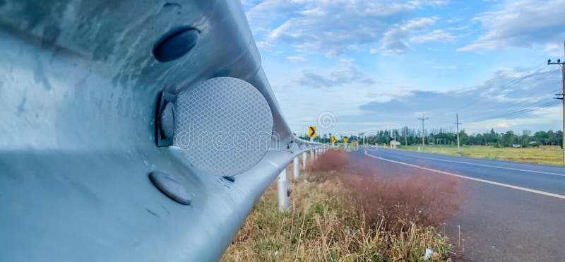 Long Road when Looking Forward Sign Indicating Driver To Know the Path ...