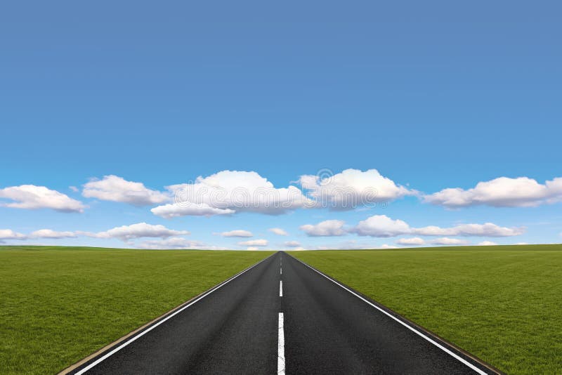 Long Road stock photo. Image of line, background, asphalt - 41581906