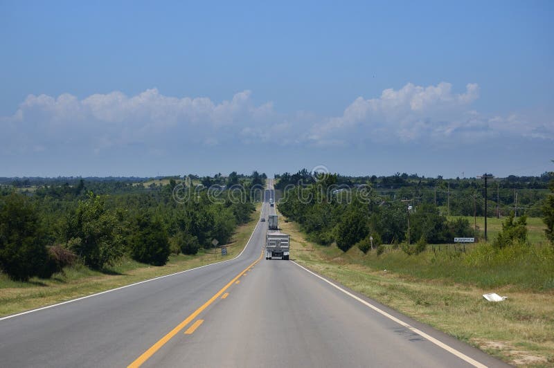 Long Road in USA stock image. Image of trip, transportation - 8000803