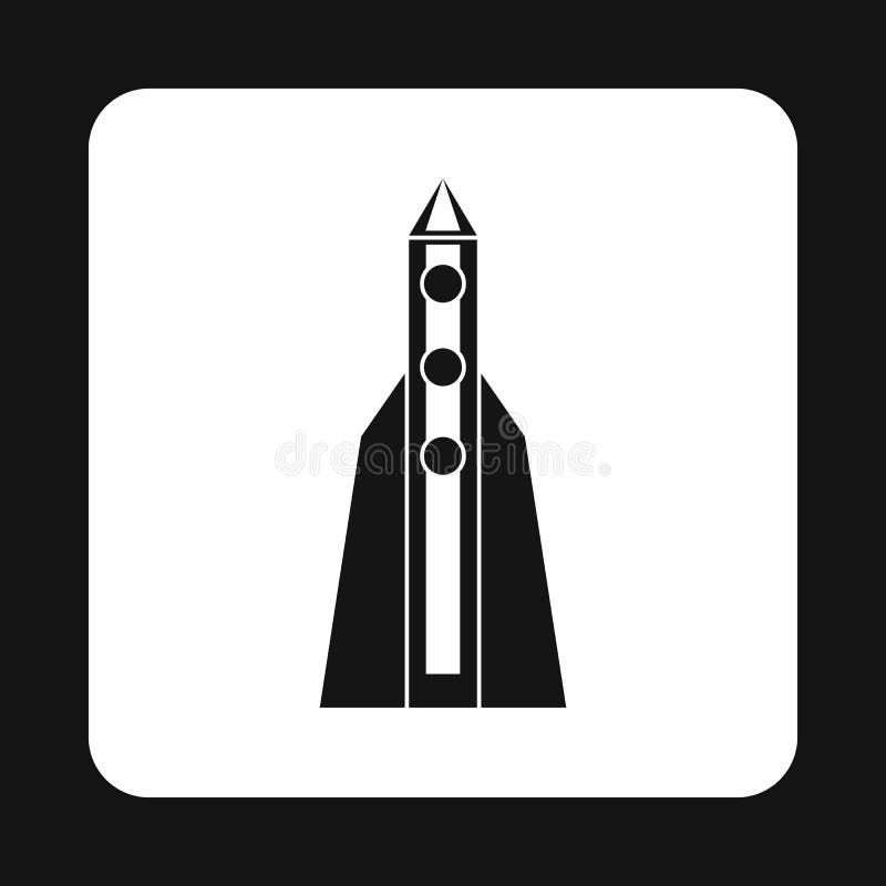 Long Rocket Icon, Cartoon Style Stock Vector - Illustration of long ...