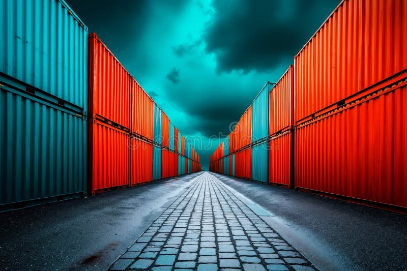 Long Narrow Brick Lined Pathway Stock Photos - Free & Royalty-Free ...