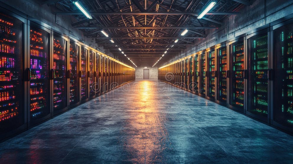 A Long Row of Servers: the Backbone of Innovative AI, Robotics, and ...