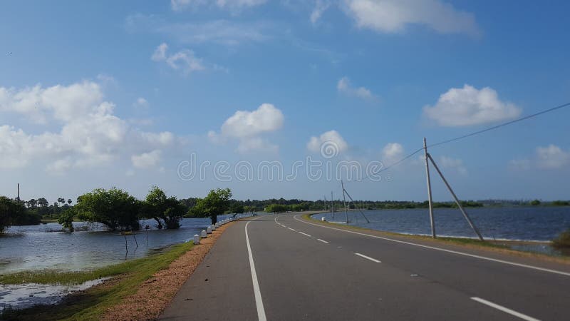 Jaffna Pannai Kayts Road - Causeway - Sri Lanka Stock Photo - Image of ...