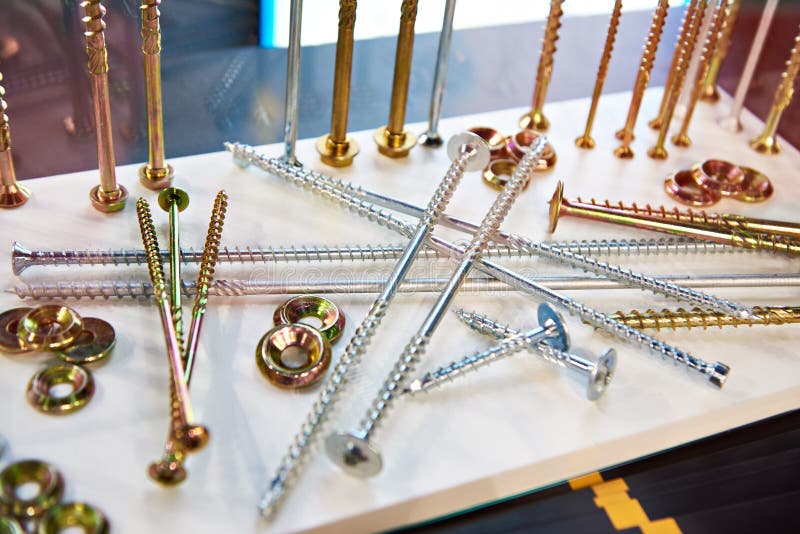 Tapping screws stock image. Image of iron, improvement - 84138179