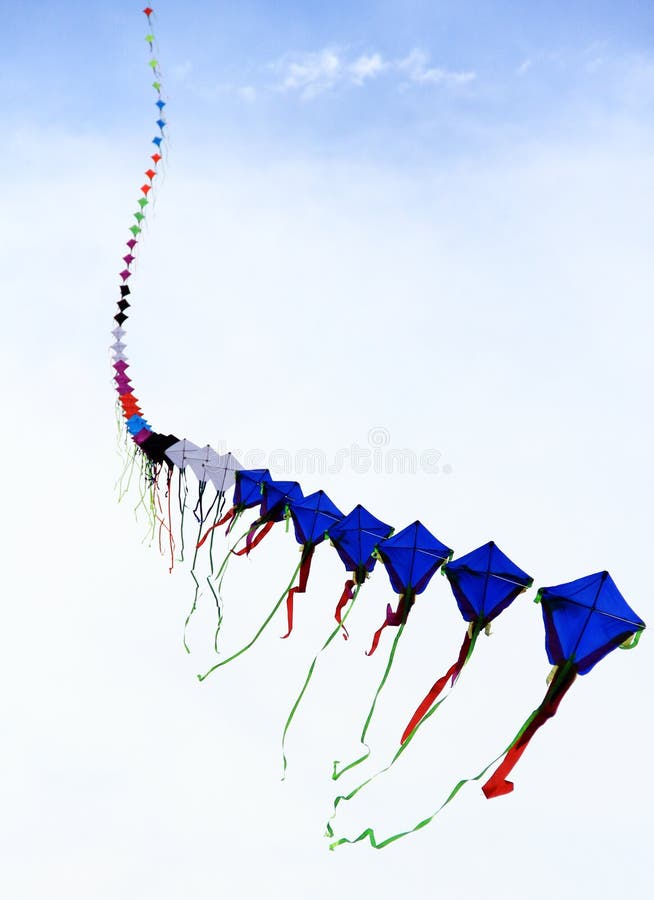 Kites flying stock photo. Image of colors, recreational - 24387500