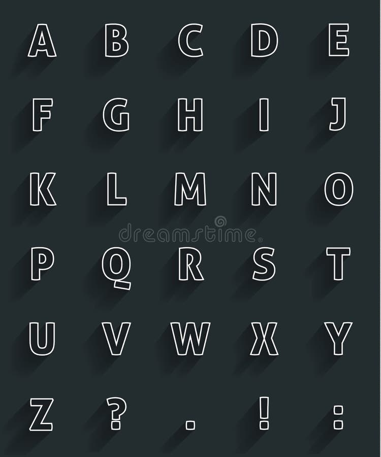 Japanese Brush Font, Vector Font Letters in Japan Style Stock Vector ...