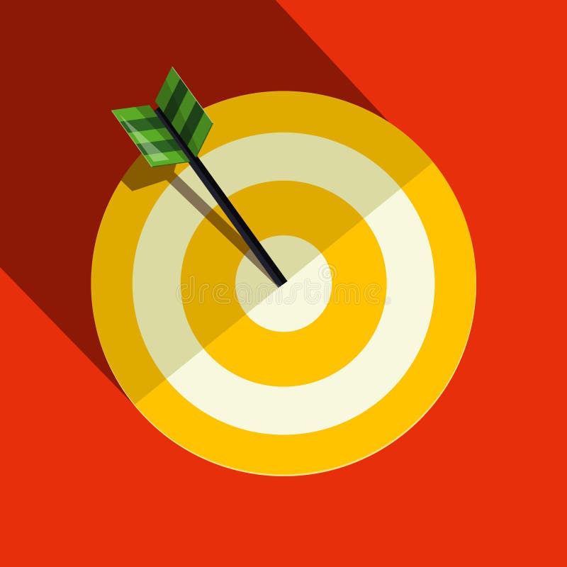Vector Target Symbol stock vector. Illustration of business - 104691727