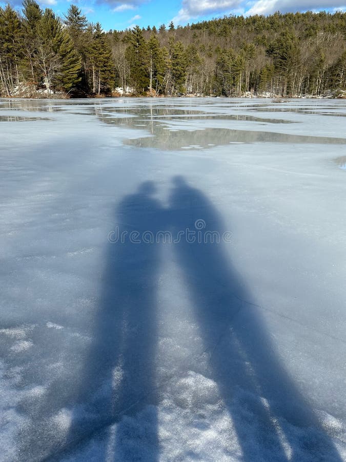 Long shadows stock image. Image of frozen, blue, toral - 269066159