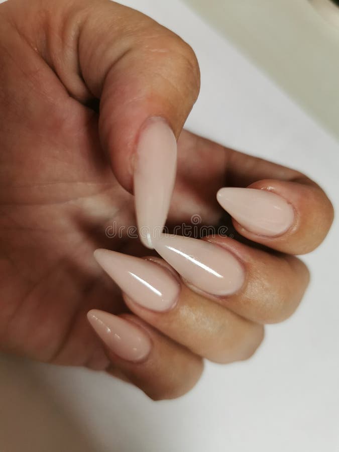Long sharp nails stock photo. Image of nose, cosmetics - 187058256