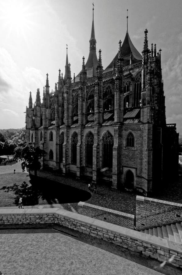 Long shot of the church stock photo. Image of lawn, building - 91989892