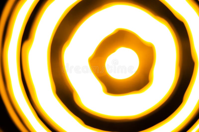Long Shutter Speed of Electric Lantern with Golden Light Stock Image ...