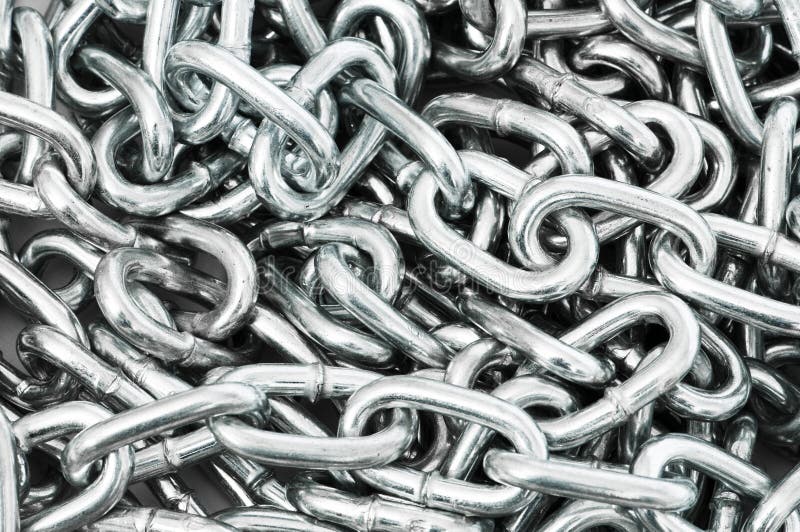 Long silver chain stock image. Image of metallic, concepts - 12909777