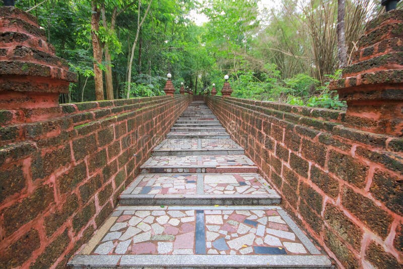 The stair in the temple stock photo. Image of sculpture - 68169222