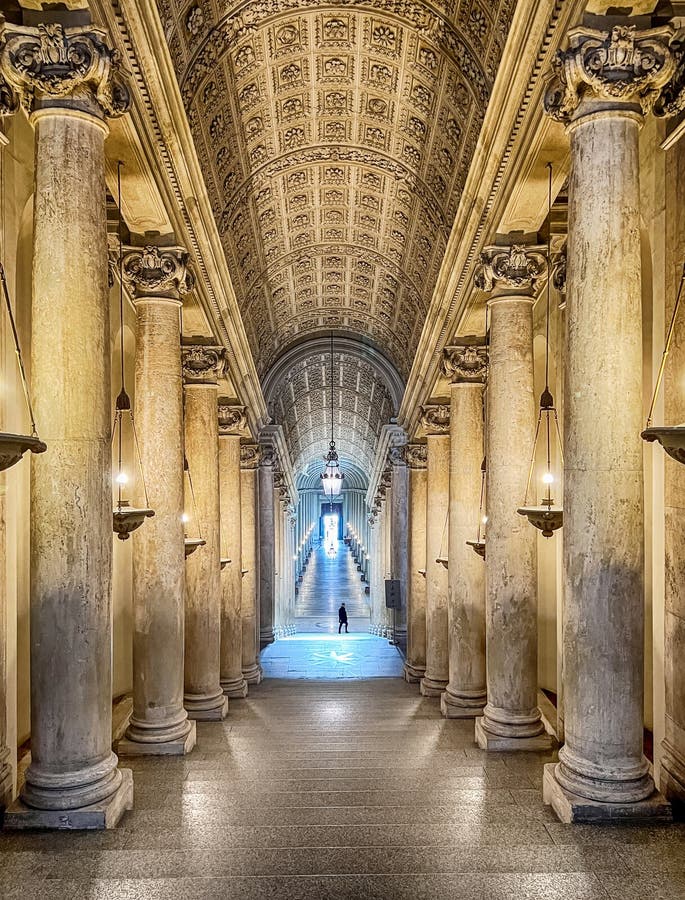 Long Staircase and Corridor in the Vatican Editorial Image - Image of ...