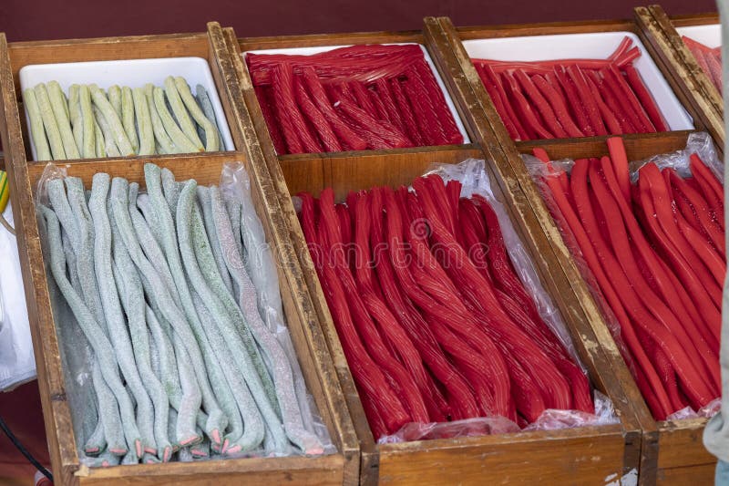 Long sticks of candy stock image. Image of food, color - 275746673