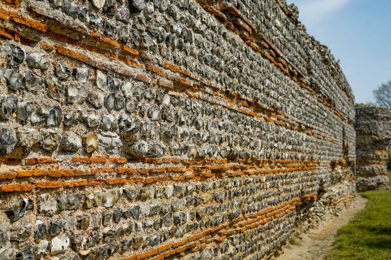 A Long Stone Historical Wall Stock Photo - Image of castle, surface ...