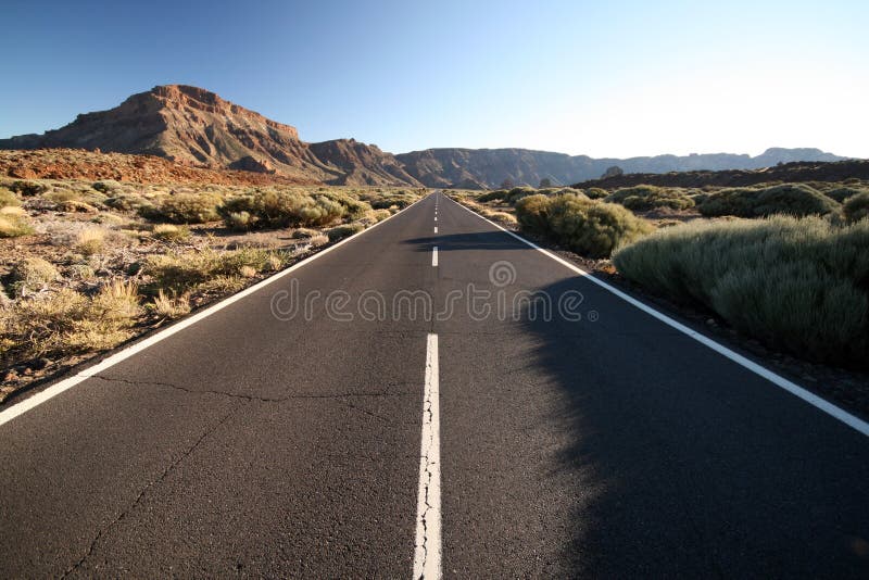 Long straight road stock image. Image of climbing, road - 3191689