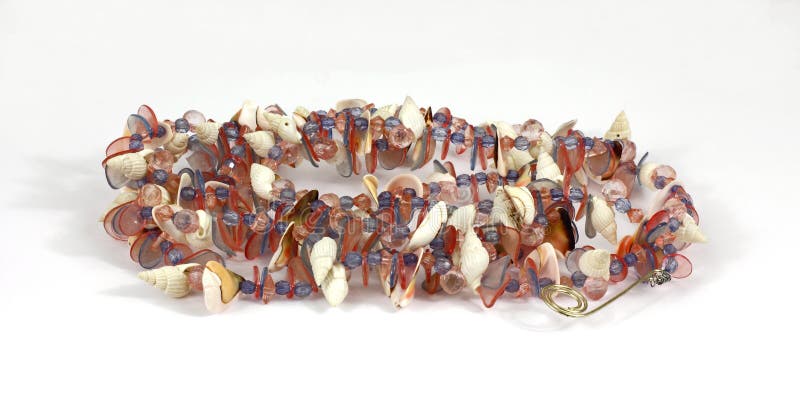 Long Strand Beads Shells stock image. Image of products - 14821393