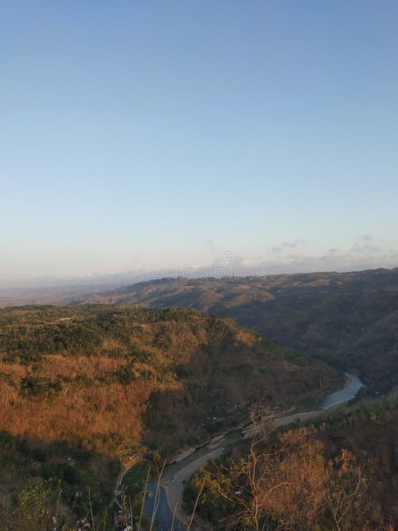 Long stream of water stock image. Image of stream, valley - 204984207