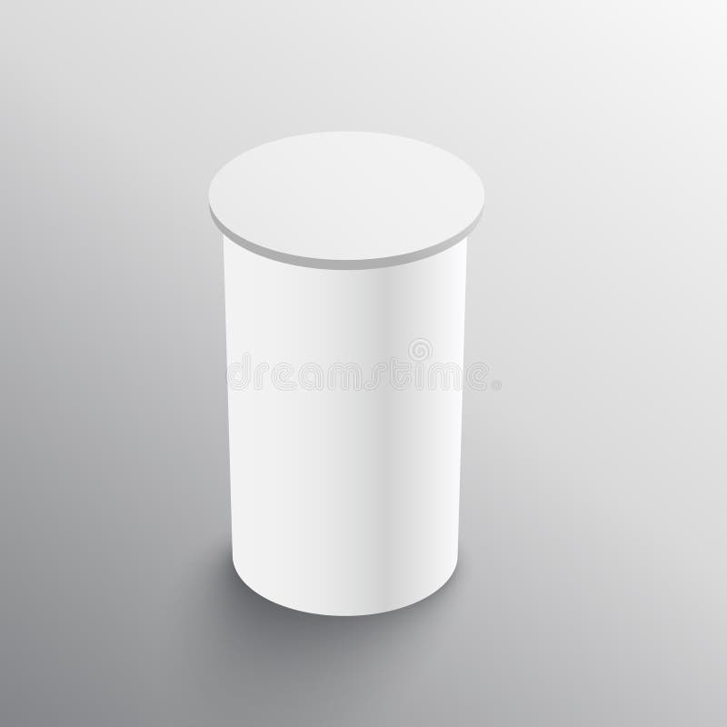 Display Table Vector Mockup Design Stock Vector - Illustration of ...