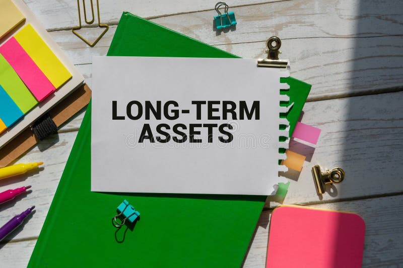 Long - Term Assets-text Label in the Document on the Planning Folder ...