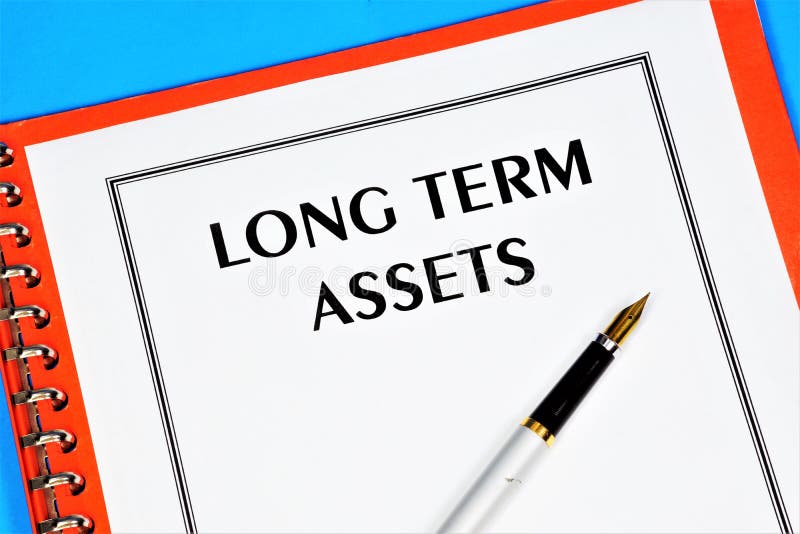Long - Term Assets-text Label in the Document on the Planning Folder ...