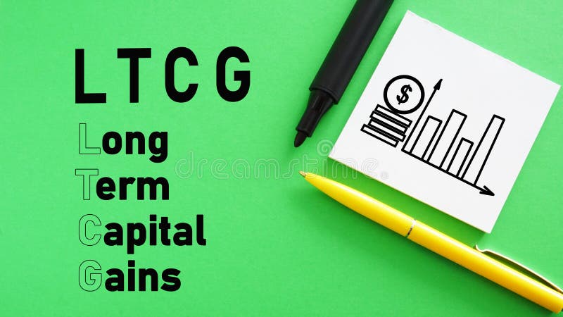 Long Term Capital Gains LTCG is Shown Using the Text Stock Photo ...