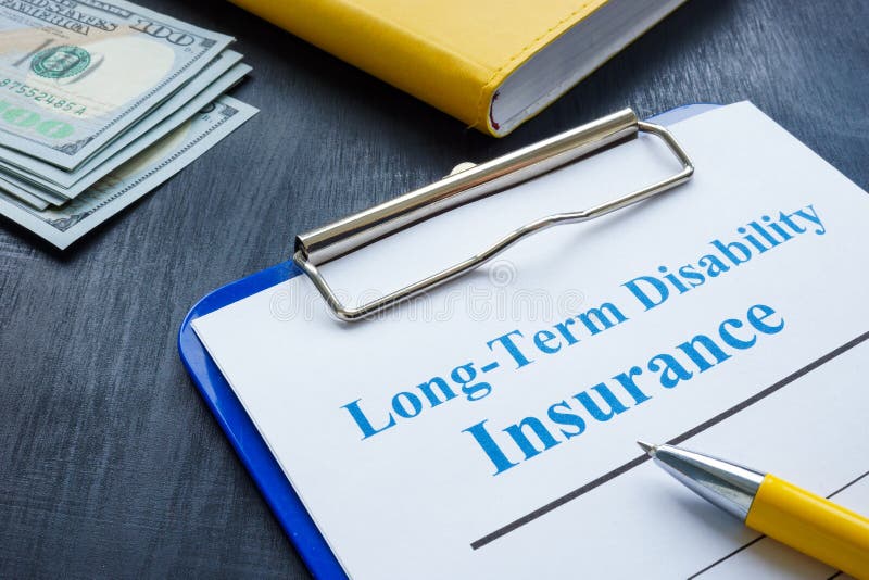 Long Term Care Insurance Policy on a Table. Stock Photo - Image of ...
