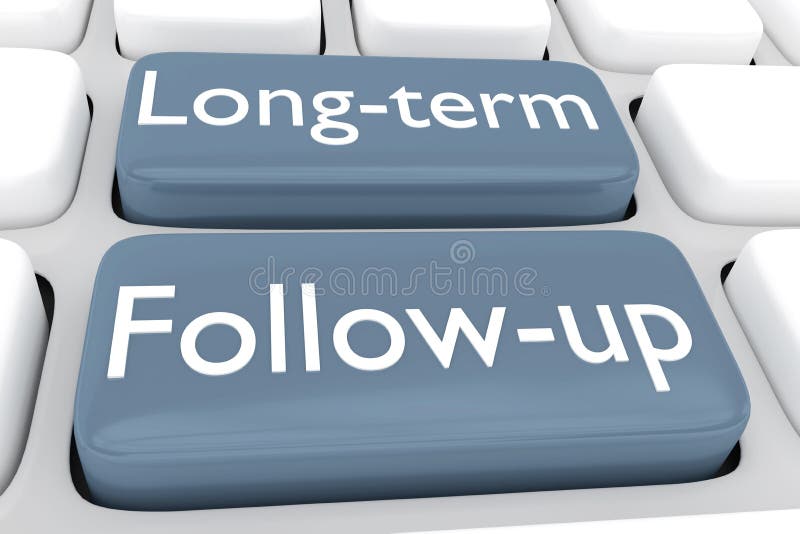 Long-term Follow-up Concept Stock Illustration - Illustration of supply ...