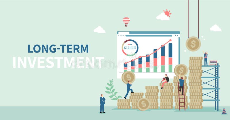 Long-term Investment Vector Banner Illustration Stock Vector ...