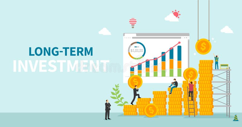 Long-term Investment Vector Banner Illustration Stock Vector ...