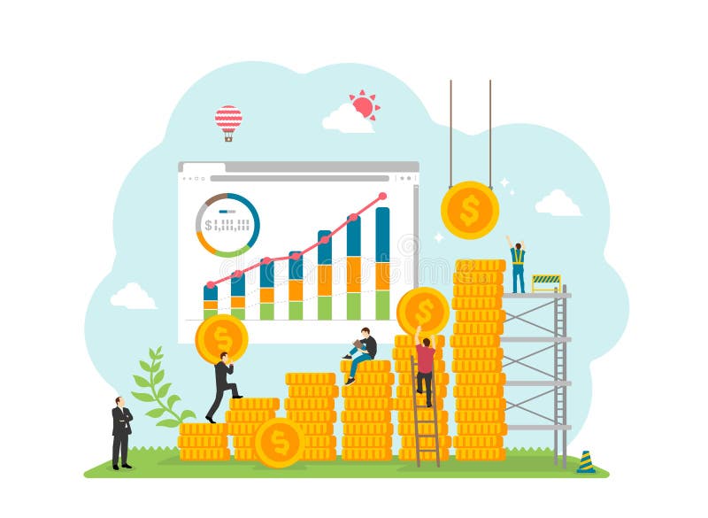 Long-term Investment Vector Illustration Stock Vector - Illustration of ...