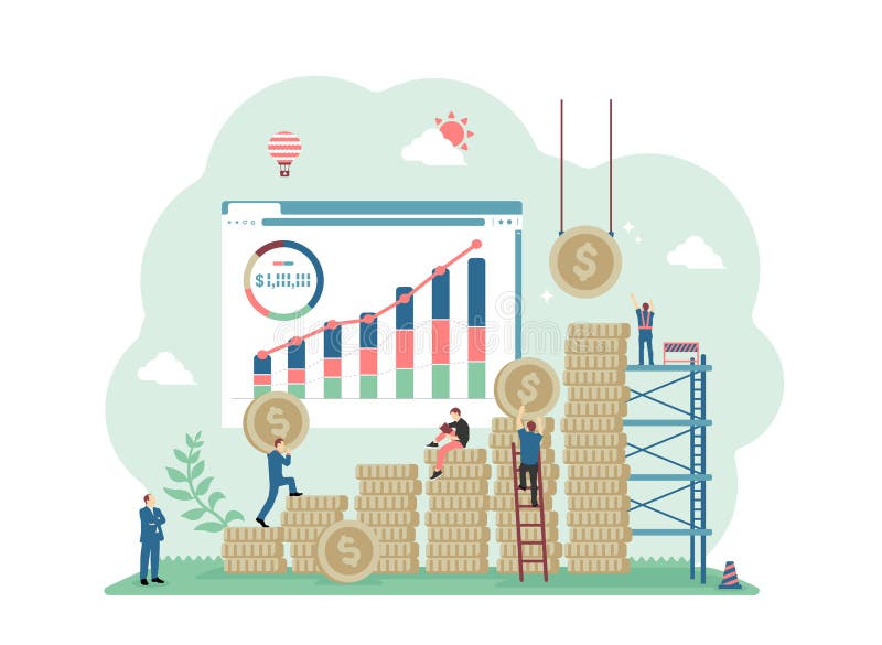 Long-term Investment Vector Illustration Stock Vector - Illustration of ...