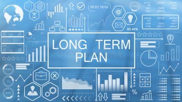 Long Term Plan, Animated Typography Stock Illustration - Illustration ...
