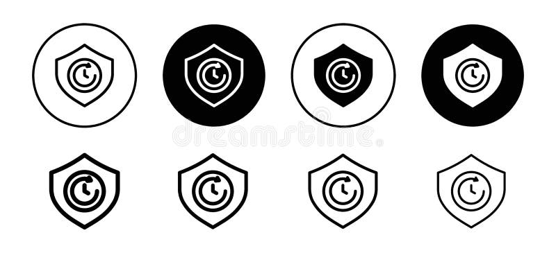 Long Term Protection or Insurance in Adverse Condition Icon. Family ...