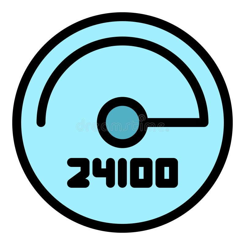 Long Time Duration Icon Vector Flat Stock Illustration - Illustration ...