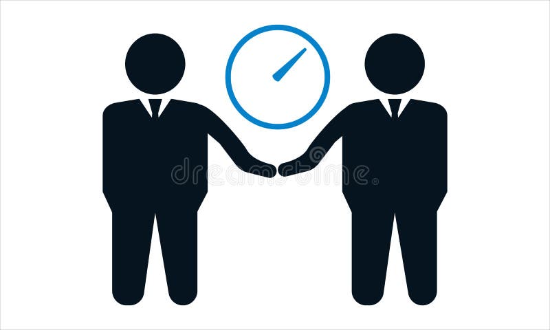 Long Time Relation Vector Icon Stock Vector - Illustration of team ...