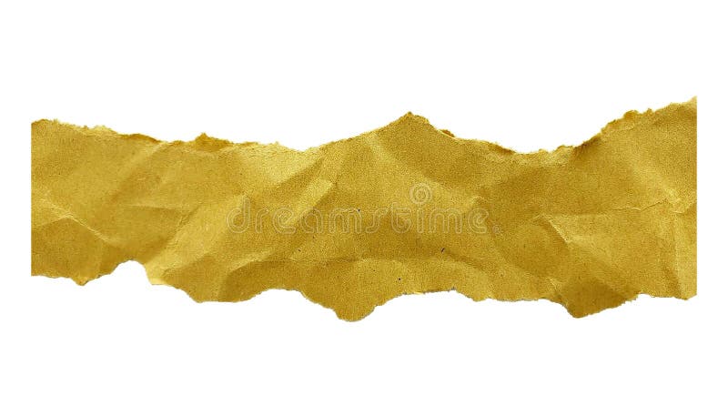 Long Torn Piece of Paper or Cardboard for the Text Stock Image - Image ...