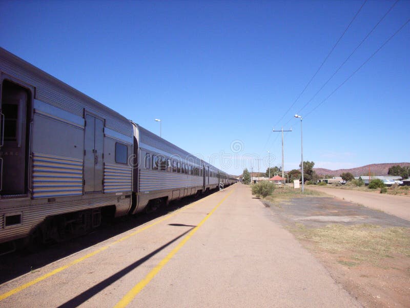 Long Train stock image. Image of carriages, desert, springs - 1293943