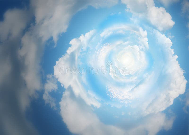 Long tunnel of clouds stock image. Image of vacation - 49630855