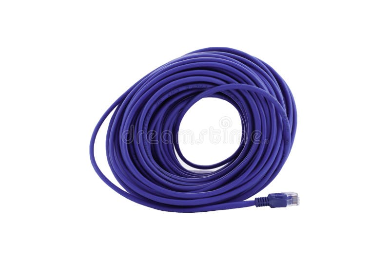 Long Utp Cable for Internet Connection 3 Stock Image - Image of link ...