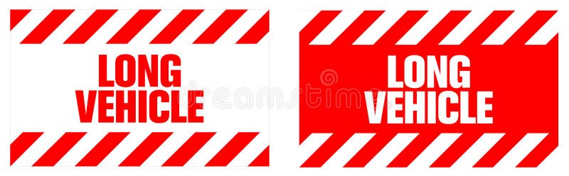 Long Vehicle Trailer Truck with Flat and Solid Color Design. Stock ...