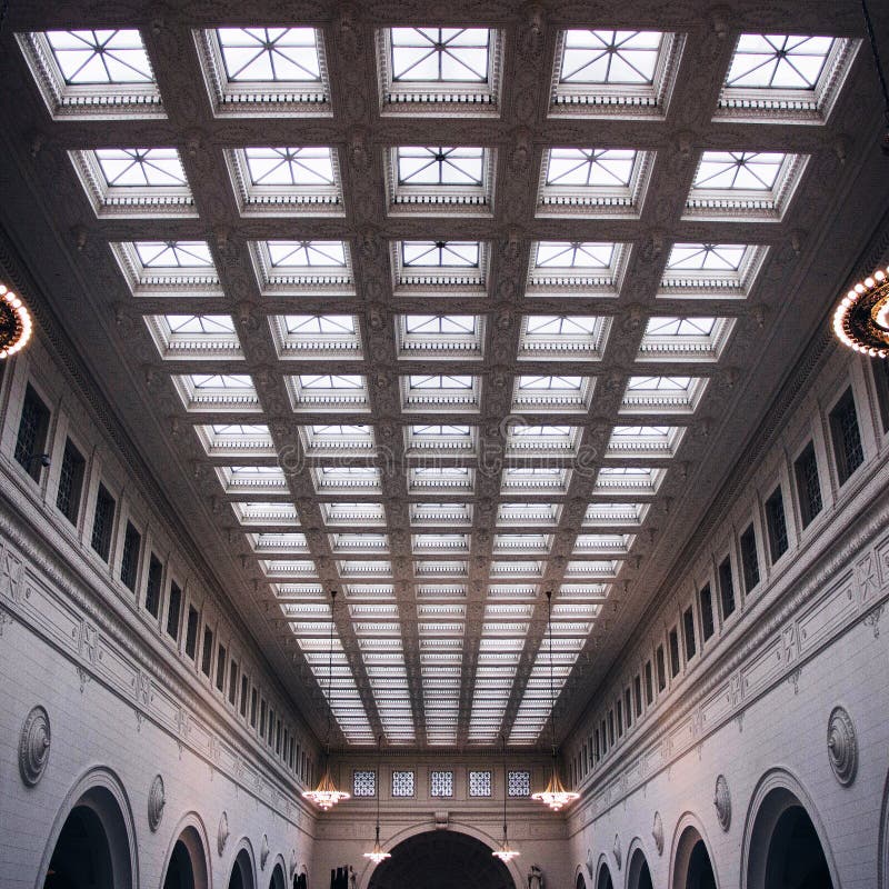 Long view stock photo. Image of windows, skylights, building - 53991568