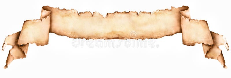 Old Vertical Paper Scroll Isolated Stock Photo - Image of isolated ... Old Vertical Paper Scroll Isolated Stock Photo - Image of isolated ...