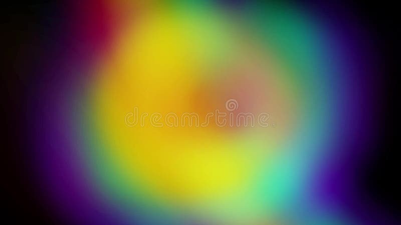 Long Visual Effect with Rainbow Colors on a Black Screen. Stock Footage ...