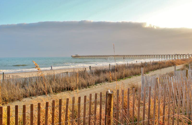 Long walk to the pier stock image. Image of shoreline - 23465671