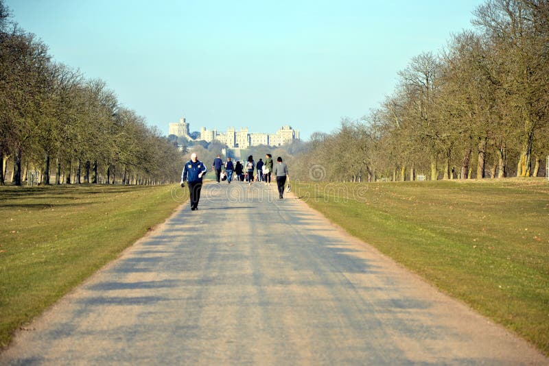 The Long Walk, Windsor Great Park, England, UK Editorial Image - Image ...