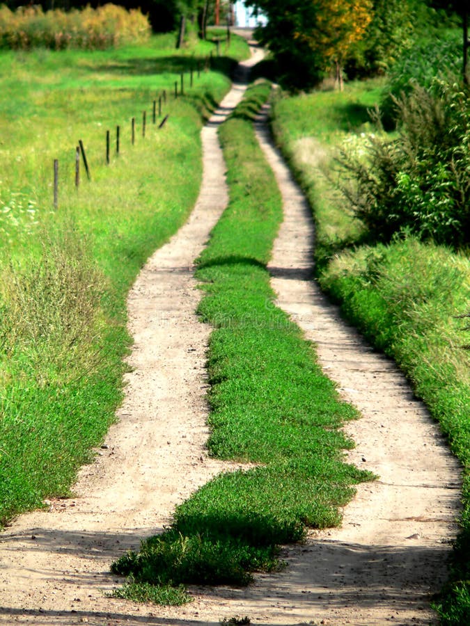 Long way stock image. Image of solitude, country, walking - 1124707